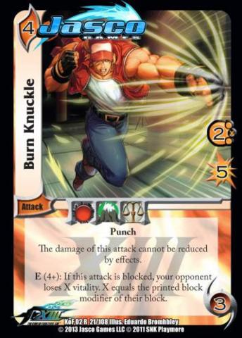 Burn Knuckle - Universal Fighting System (UFS) » King of Fighters Sets ...