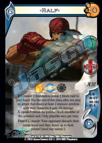 Ralf. - Universal Fighting System (UFS) » King of Fighters Sets » King ...