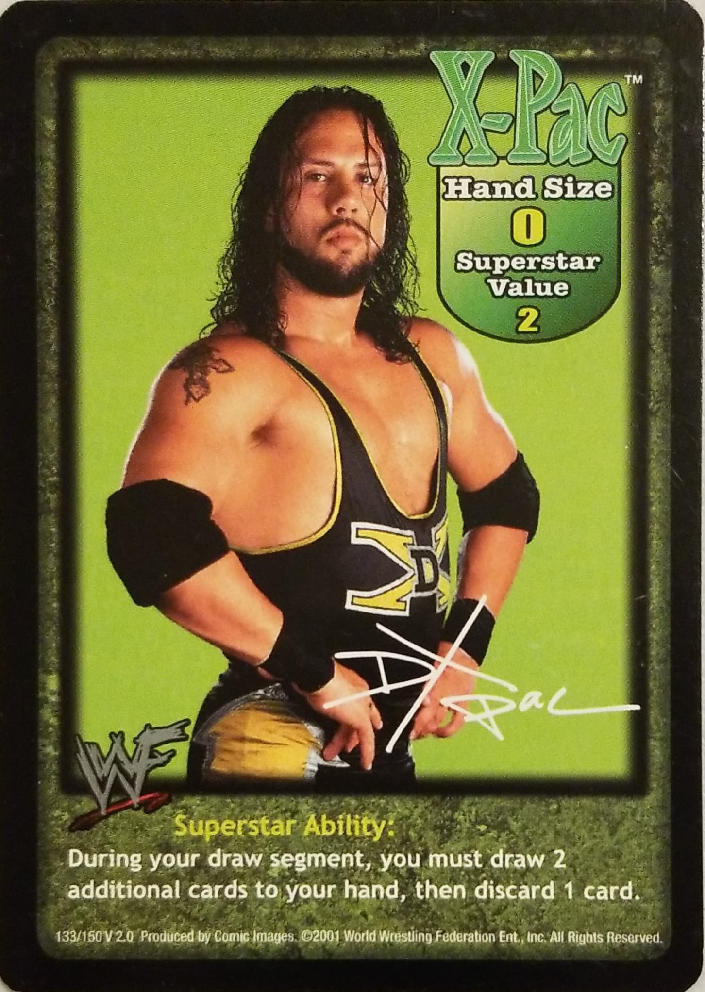 X-Pac face card - WWE Raw Deal » Superstar cards » X-Pac - Carte ...