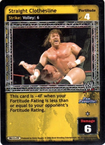 Straight Clothesline - WWE Raw Deal » Maneuvers » Strikes - Carte ...