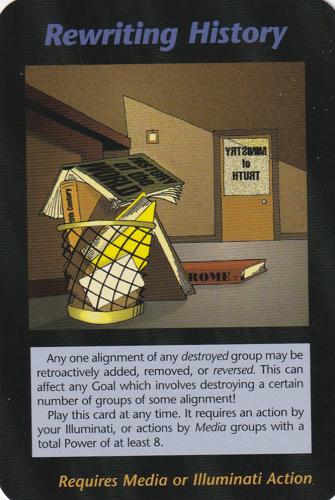 Rewriting History - Illuminati » One With Everything - CategoryOneGames