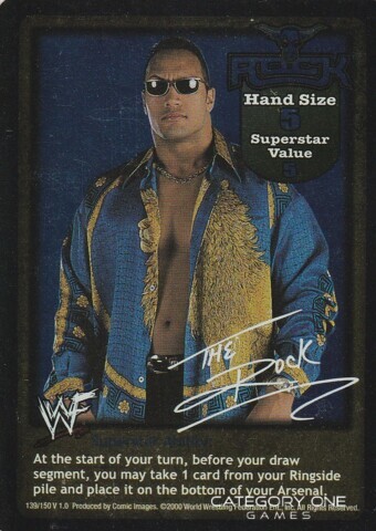 Rock Superstar Card - WWE Raw Deal » Superstar Cards » Rock ...