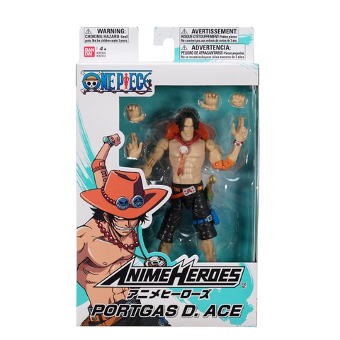 One Piece Anime Heroes Portgas D. Ace 6 1/2-Inch Action Figure ...