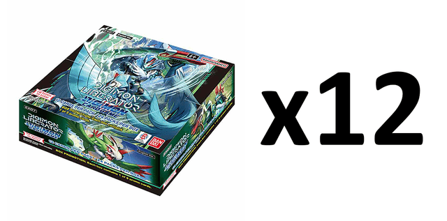Digimon Card Game - EX07 Digimon Liberator Booster Box CASE (12 Boxes ...