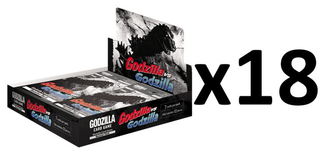 Godzilla Card Game - BP01 Godzilla vs. Godzilla Booster CASE (18 Boxes ...