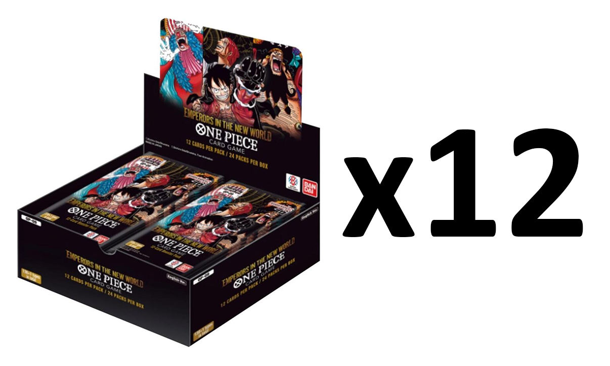 One Piece Card Game - OP09 Emperors in the New World Booster CASE (12 ...