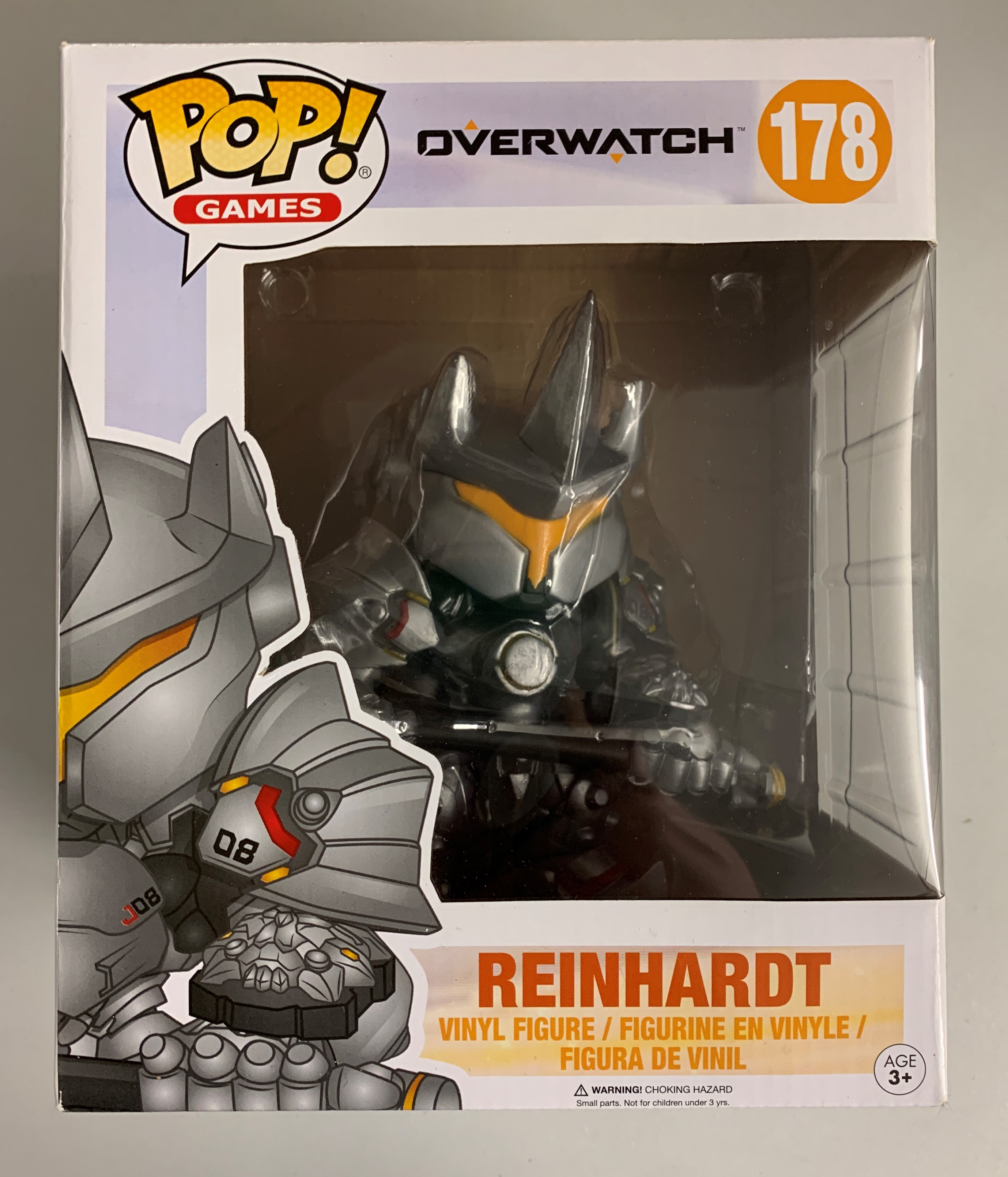 Pop Games Overwatch Reinhardt 178 used see description Toys and Statues Funko Pop The Comic Hunter