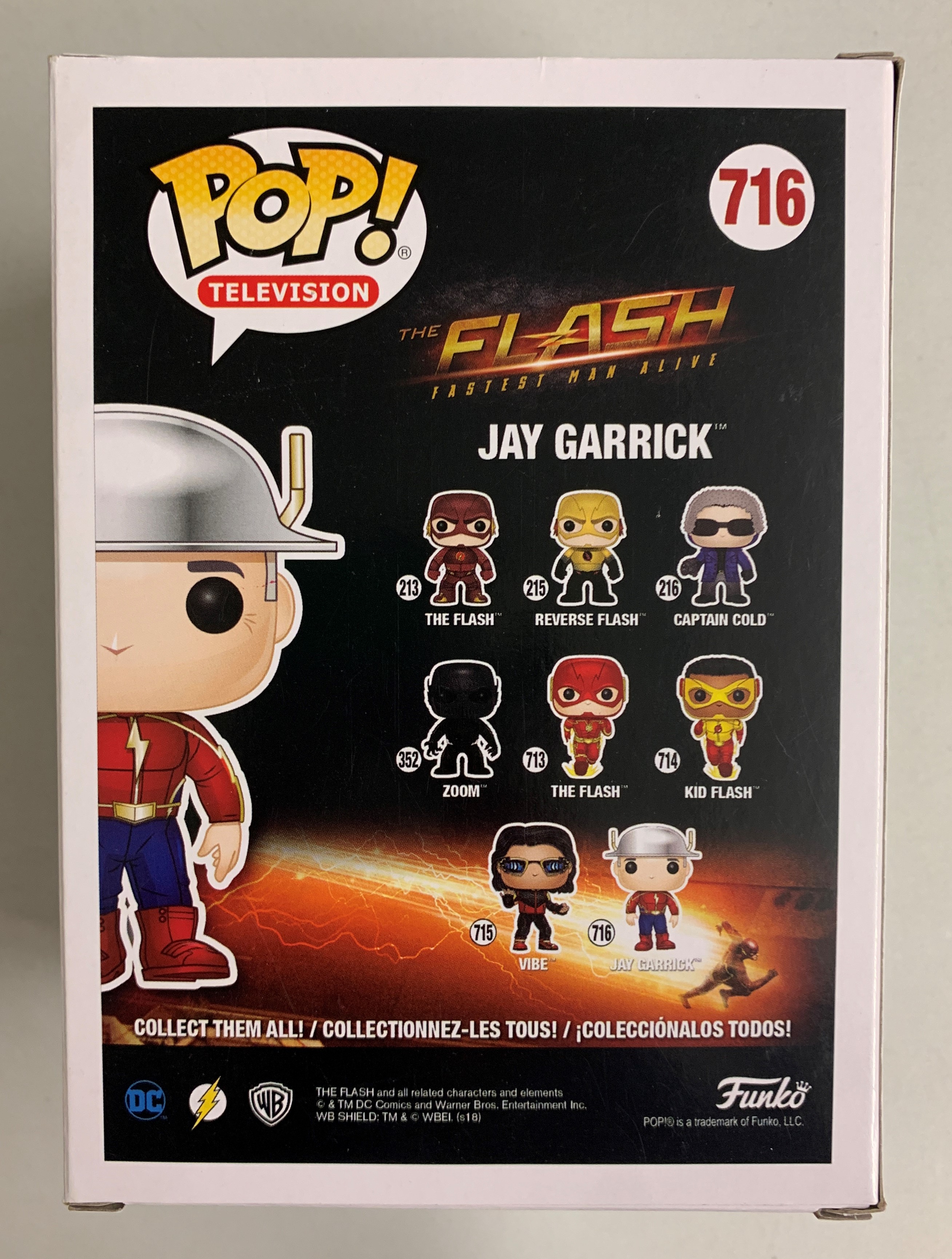 Pop Television The Flash Jay Garrick 716 used see description Toys and Statues Funko Pop The Comic Hunter