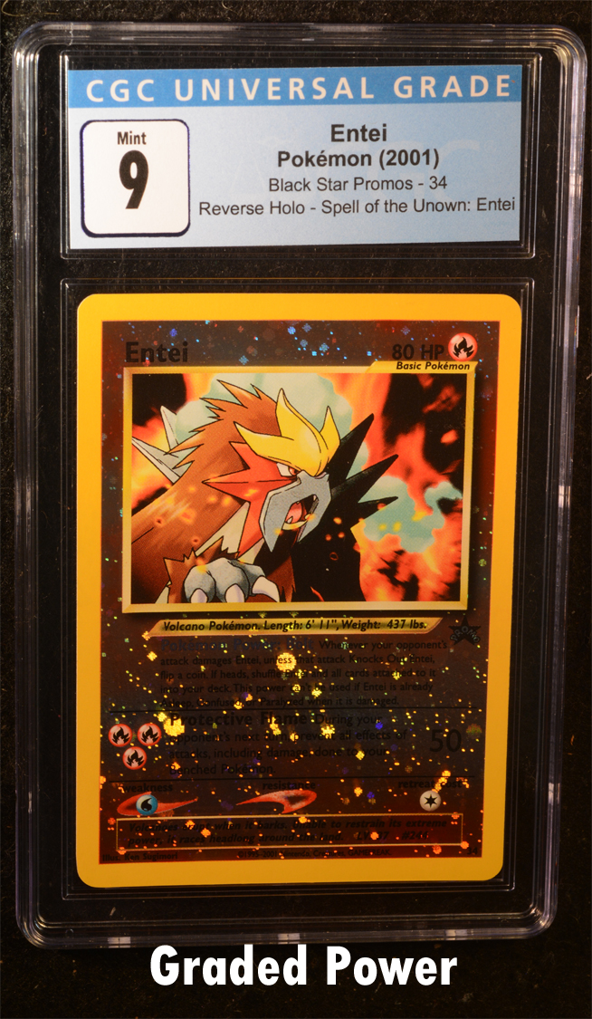 Entei Black Star Promo CGC 9 Reverse Holo (0155)#34 - Pokemon Graded ...