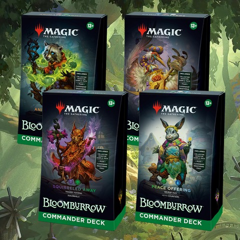 Bloomburrow - Preorder Special - Set of ALL 4 Commander Decks - Magic ...