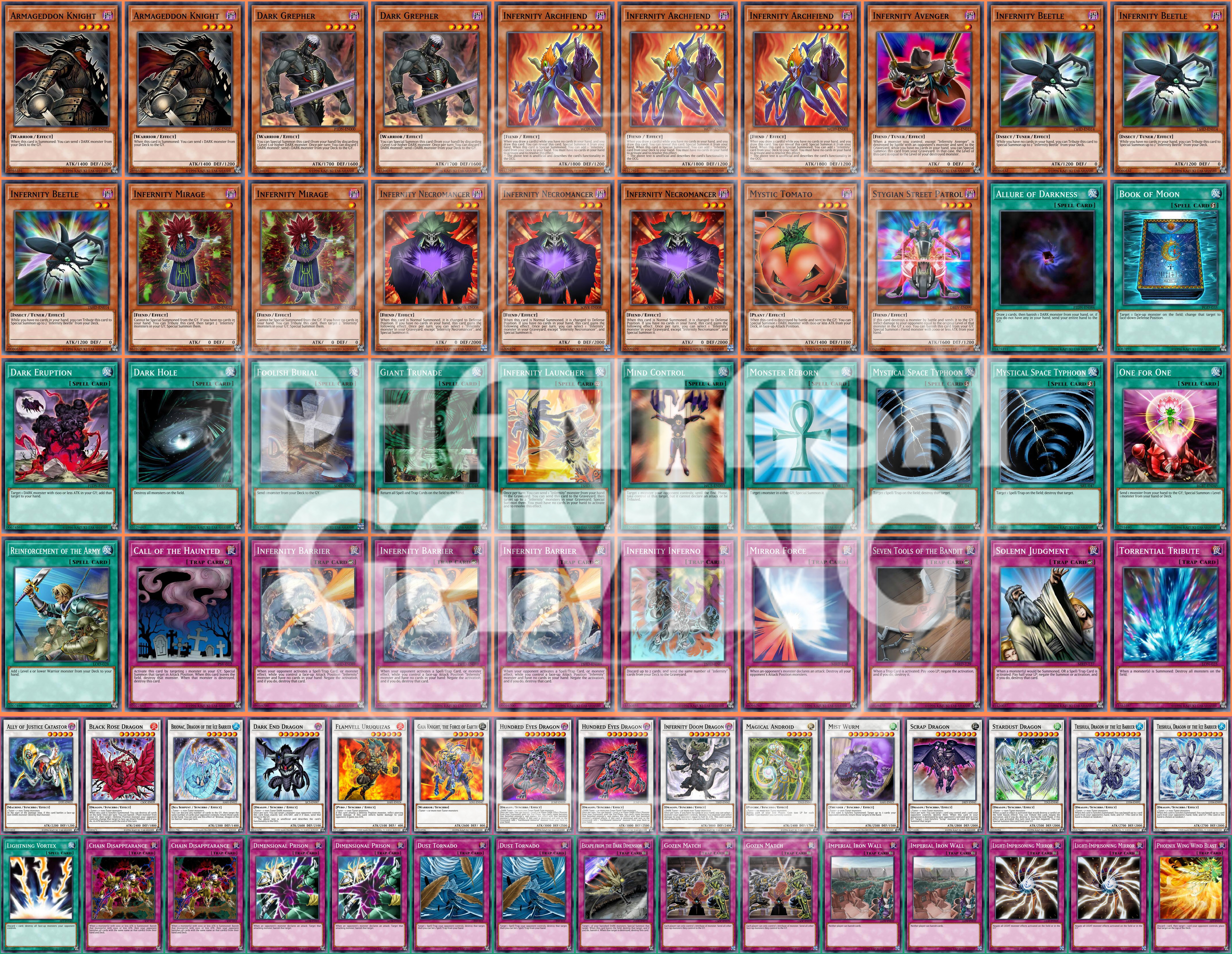 Infernity Deck Archfiend Beetle Necromancer Mirage Launcher Yugioh | eBay