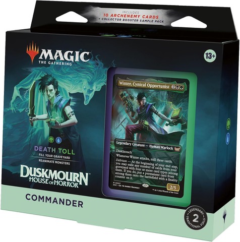 Duskmourn: House of Horror Commander Deck - Death Toll - Magic Sealed ...
