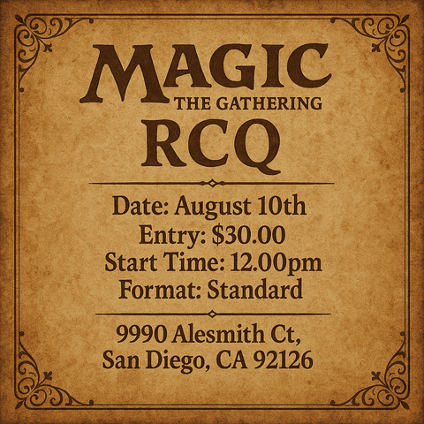 AleSmith - Magic the Gathering - RCQ - Magic: The Gathering Sealed ...