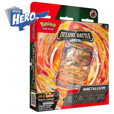 Pokemon Deluxe Battle Deck - NINETALES - English - Pokemon Sealed ...