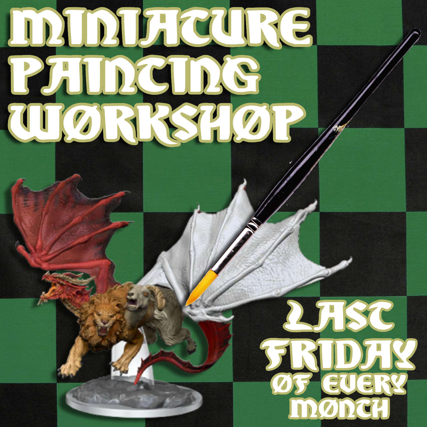 Miniature Painting Workshop OCTOBER 25 @ 5:30PM - Event Registration ...
